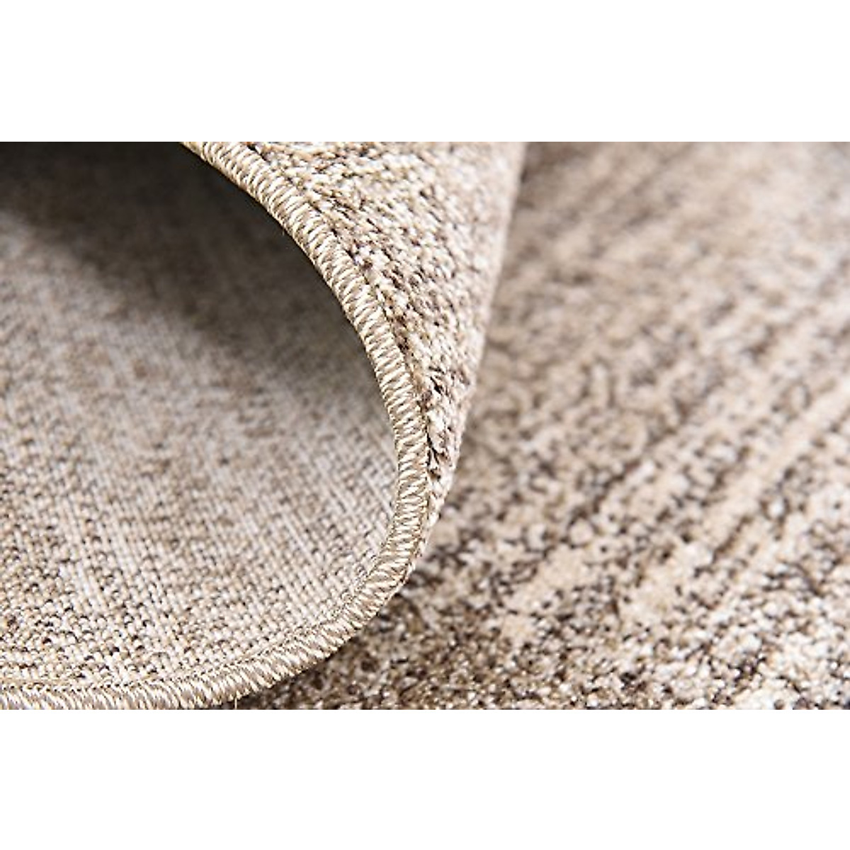 Unique Loom Del Mar Collection Area Rug-Transitional Inspired with Modern Contemporary Design, 10' 0 x 13' 0 Rectangular, Beige/Tan