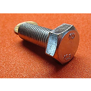 Class 10.9 Zinc Steel Hex Bolts FT M16 x 2 mm x 45 mm Long 5 pcs