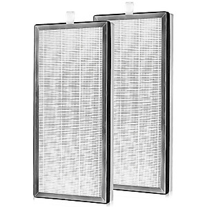 40 Replacement Filter H13 HEPA 40 Filter - Compatible with 40 3-in-1 Filters Contains High-Efficiency Activated Carbon Filter, 2 Pack 40 Filter
