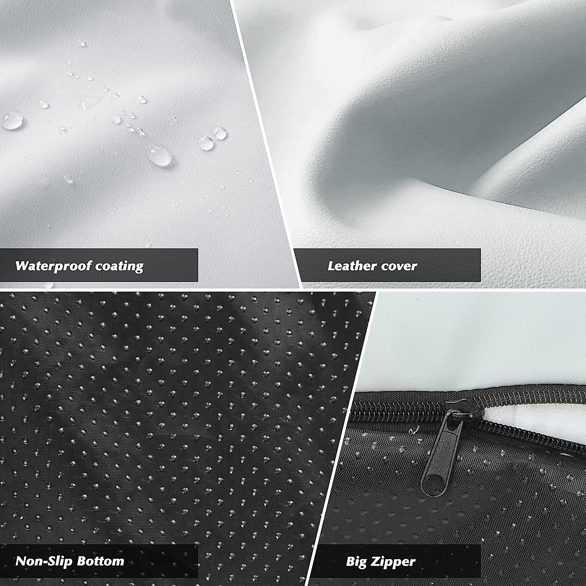 TNELTUEB Calming Dog Couch Bed for Extra Large Dog, Cooling Mat for Dogs, Waterproof & Anti Dogs Cats Scratch Cloth for Pet Couch Protector, Dog Mat Sofa Bed with Soft Neck Bolster (XL,Grey)