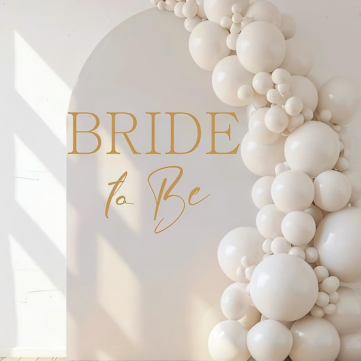 Bride to Be Decal - Bridal Shower Backdrop Sticker,Miss to Mrs Sticker for Balloon Arch,Bride to Be Bridal Shower Party Decorations,Engagement Party (Bride to Be Decal)