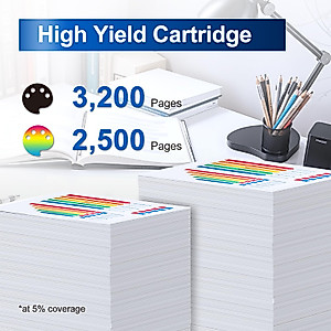 InkNI Remanufactured 61XL Ink Cartridge Replacement for HP 61 Ink HP61XL for Envy 4500 4502 5530 5535 Deskjet 3050 1510 1000 1010 1512 2540 3510 Officejet 2620 4630 4635 Printer (1Black, 1Tri-Color)
