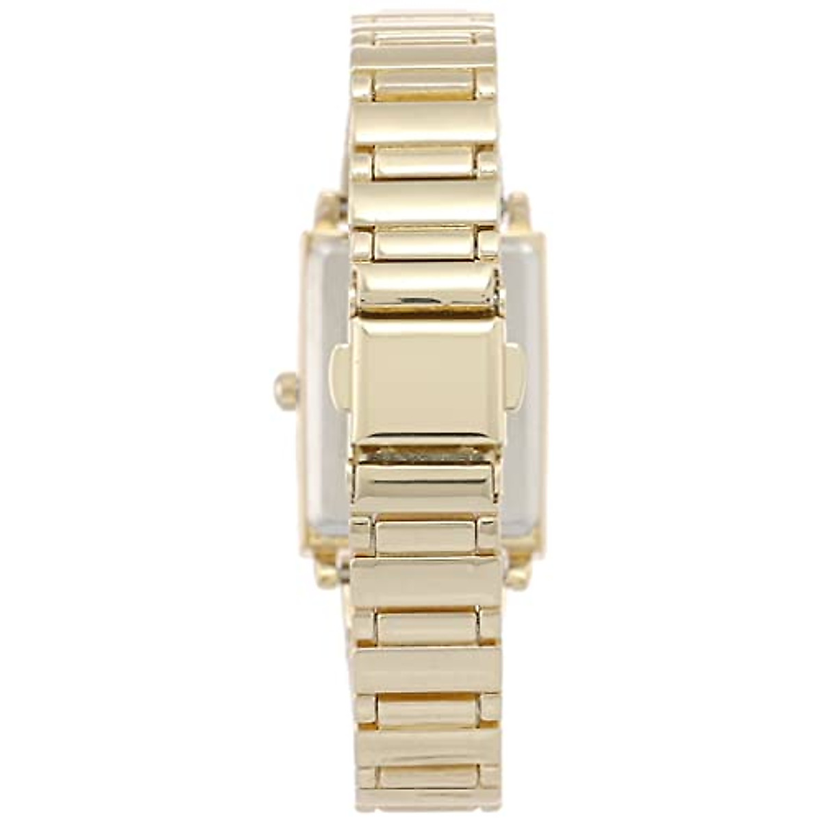 Anne Klein Women's Japanese Quartz Dress Watch with Metal Strap, Gold, 14 (Model: AK/3762CHGB)