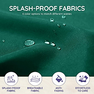 Sutteles Deep Seat Patio Cushions, Outdoor Chair Cushion Set, Patio Furniture Cushion with Removable Cover, Suitable for Patio Outdoor Furniture 24 x24 in (Green)