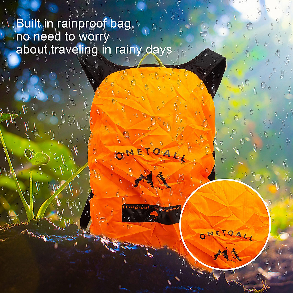 LOCAL LION Cycling Backpack, 6/12L Bike Backpacks, Running Backpack Breathable Lightweight for Travelling Hiking Biking