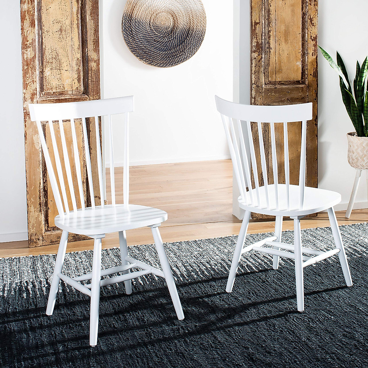 SAFAVIEH Parker Parkse Side Chair, 0, White