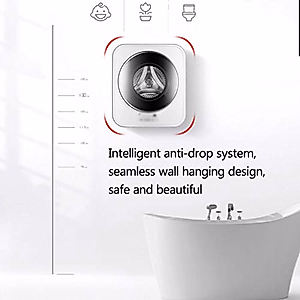 Full-automatic washing machine and Spin Dryer,Wall-Mounted Electric Compact Washer,High Temperature Boiling Wash,for Bathroom,Kitchen.
