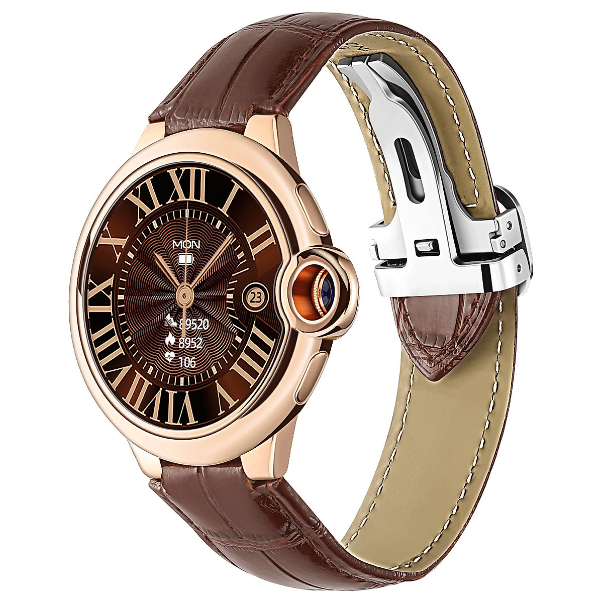 Loluka Smart Watch for Men Women Make Answer Call Heart Rate Sleep Tracker IP67 Waterproof Fashion Smartwatch Pedometer Calorie Counter Watch for Android iOS Phones