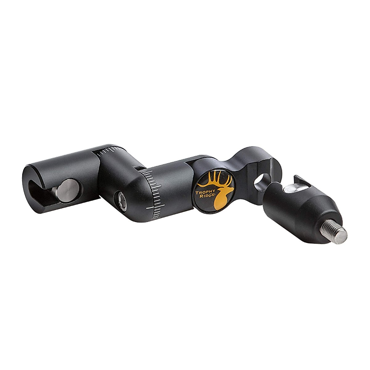 Trophy Ridge Hitman Sidebar Archery Bow Stabilizer Bracket - Quick Connect System, Easy Adjustment for Stabilizer Positioning, Convenient for Storage and Transportation , 6"