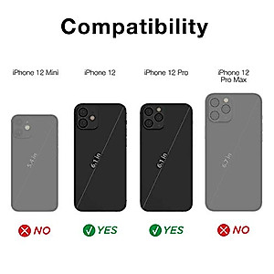 RAPTIC Shield Case Compatible with iPhone 12 Case & iPhone 12 Pro Case, Shock Absorbing Protection, Durable Aluminum Frame, 10ft Drop Tested, Fits iPhone 12 & 12 Pro, Black