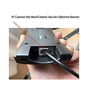 USB to RJ9 Cable for Celestron NexStar Telescope Console Upgrade Cable (Length: 6feet/180cm)
