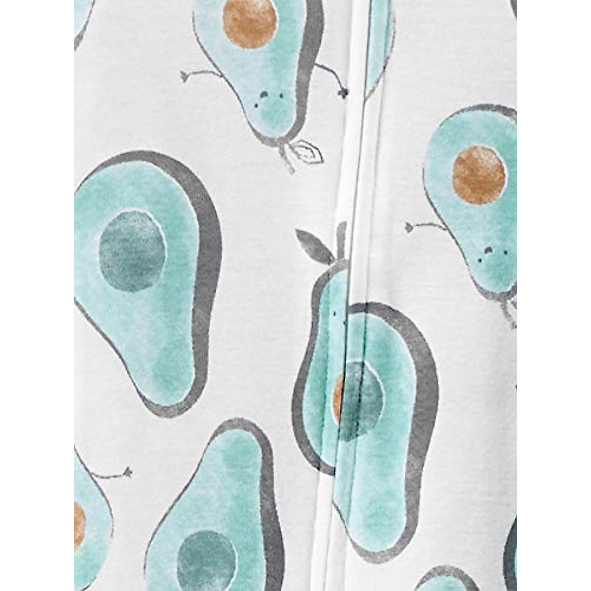 Simple Joys by Carter's Baby Boys' Snug-Fit Footed Cotton Pajamas, Pack of 3, Avocados/Tie Dye, 12 Months