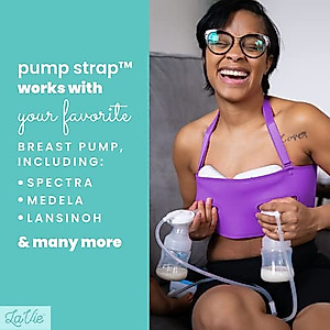 The LaVie 2oz Organic Pumping Spray with Pumping Bra for Handsfree Breastfeeding, Nursing or Pumping, Essential Support for Clogged Ducts, Mastitis, and Engorgement