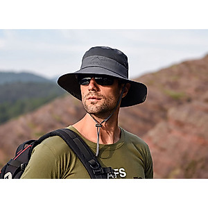 Sun Hat for Men Women, Summer UV Sun Protection Wide Brim Fishing Hat for Men with Face Cover & Neck for Hiking