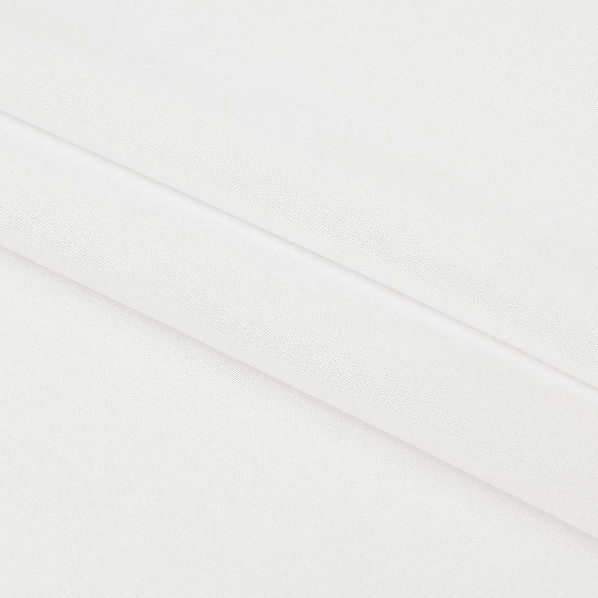 uxcell Satin Pillowcase for Hair and Skin with Hidden Zipper, Breathable and Soft Pillow Case with Sleep Mask, Set of 2 King (20"x36") White