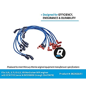 Quicksilver 863656A1 Spark Plug Wire Kit