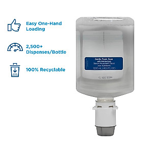 enMotion Gen2 Moisturizing Foam Soap Dispenser Refill by GP PRO (Georgia-Pacific); Dye and Fragrance Free; 42714; 1200 mL Per Bottle; 2 Bottles Per Case