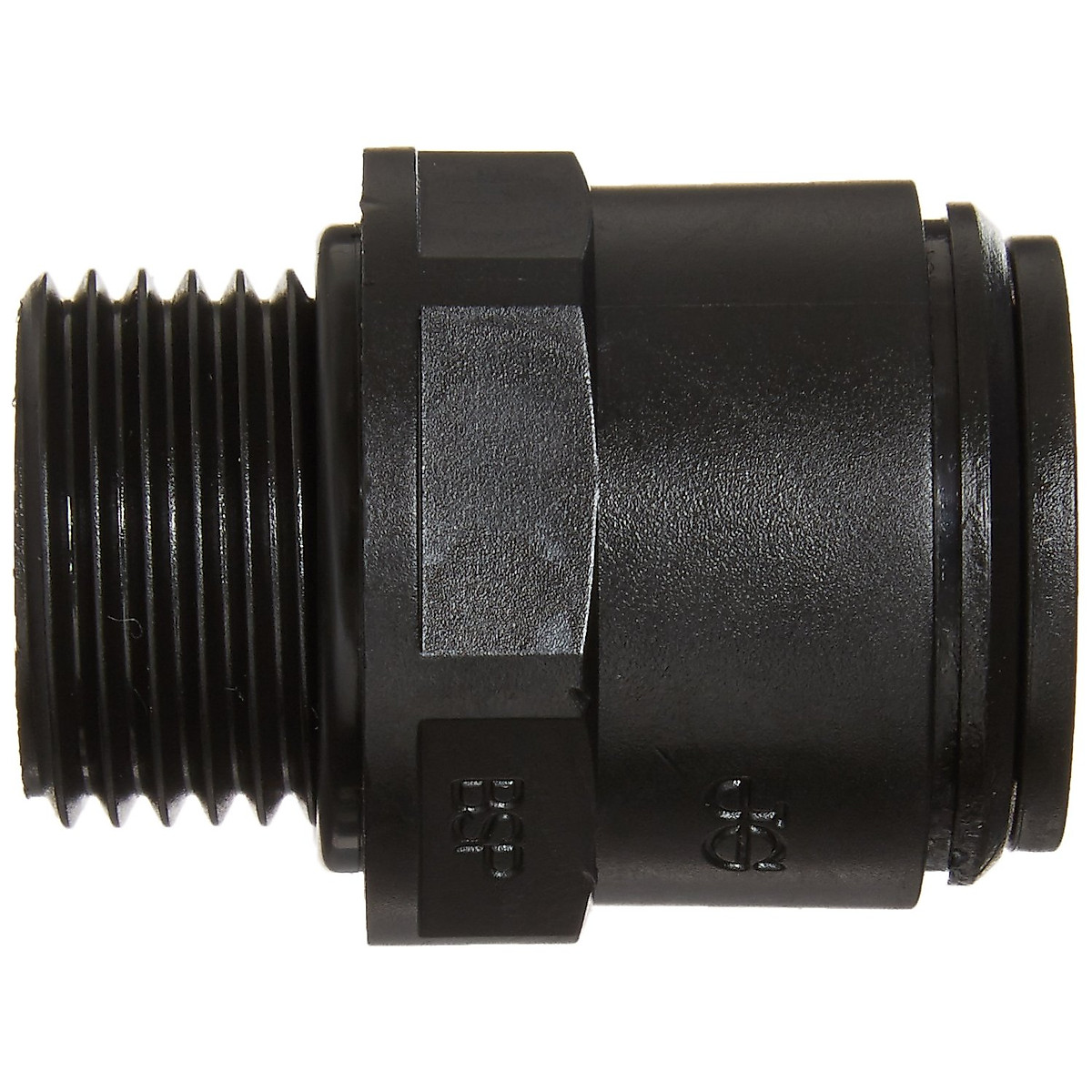 John Guest PM011514E Male Connector, 15 mm x 1/2" BSPP (Pack of 10)