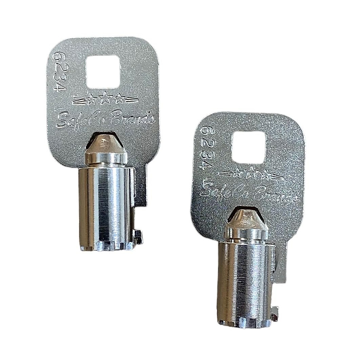 SafeCo Brands 2-Replacment Keys for Dixie Narco Vending Machines Key Code Series DN1 Thru DN26 2-Keys (DN14)