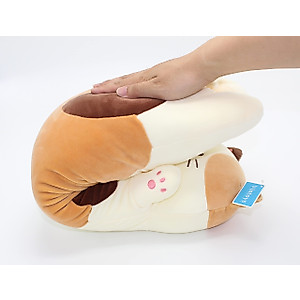 Vintoys Very Soft Cat Long Hugging Pillow Plush Kitten Kitty Stuffed Animals Milky White 26"