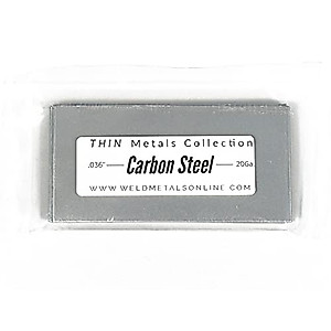 Thin Metals TIG Welding Starter Kit - 20 Carbon Steel .036” Coupons, 20 Stainless Steel .038" Coupons, 20 Aluminum .032" Coupons - 1 Universal Tungsten - Carbon Steel, Stainless Steel, Aluminum Filler