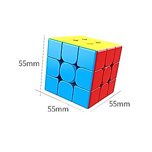 CuberSpeed Moyu MoFang JiaoShi Meilong 3x3x3 stickerless Magic Cube MFJS MEILONG 3X3 Cubing Classroom Meilong 3X3 Speed Cube (Updated Version MeiLong 3C)