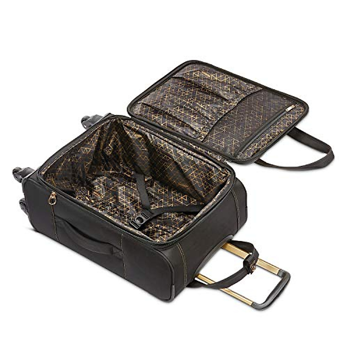 American Tourister Belle Voyage Softside Luggage with Spinner Wheels, Black, Carry-On 21-Inch