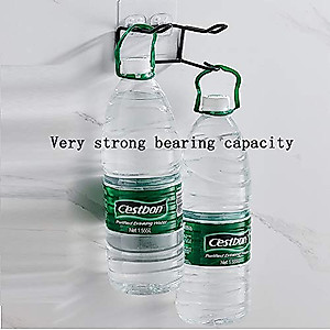 Wall-Mounted Hair Dryer Rack, Stainless Steel Hair Dryer Rack Storage Rack, Fashion Hair Dryer Bracket, no Need to Punch (black-1pack)