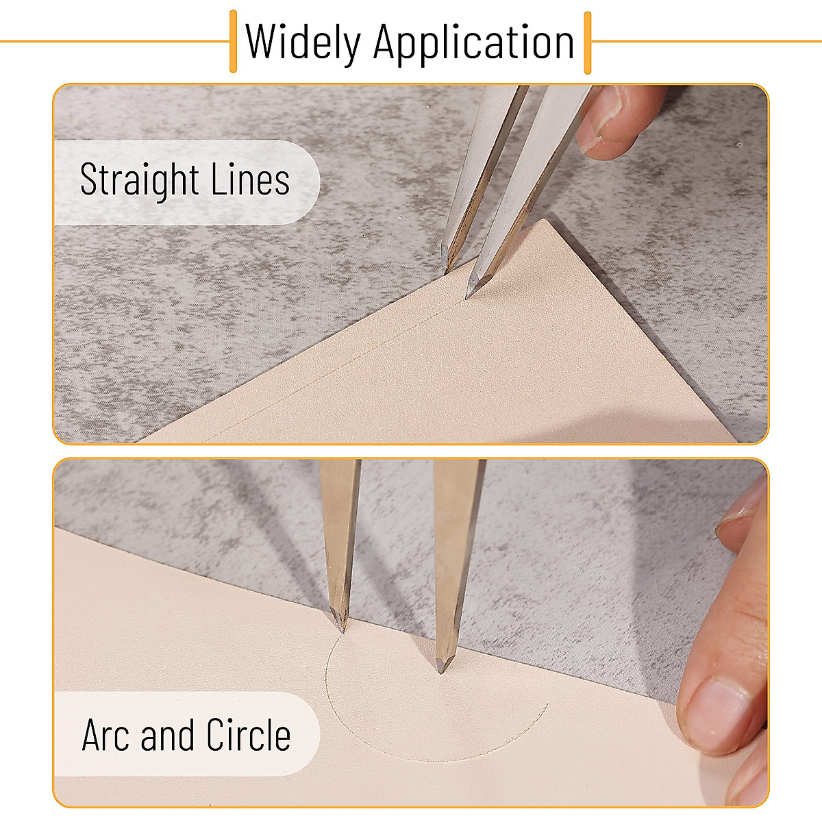 Mr. Pen- Adjustable Divider Leather Compass, 8 Inch, Lockable Metal Compass, Wing Dividers for Leather, Woodworking Compass, Compass for Woodworking, Large Compass for Woodworking, Wing Divider