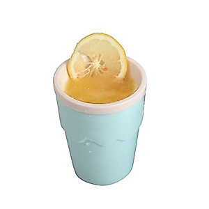 Slushie Maker Cup for Kids and Adults – Premium Slushy Cup Kitchen Set with Spoon Included – Multipurpose Ice Cream Maker Ideal for Smoothies, Slushies, Ice Cones – Easy to Use and Clean