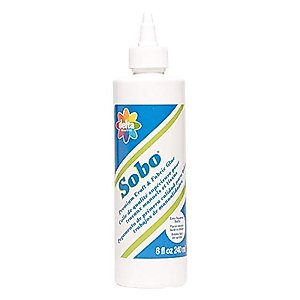 Plaid Delta 108 Sobo Premium Craft and Fabric Glue, 8-Ounce