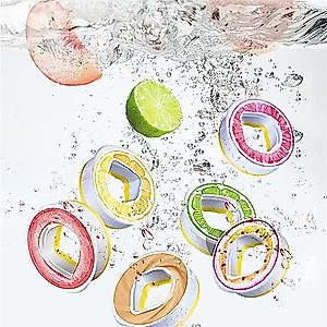 hixswnu 4PCS Water Bottle Flavor pods, air up Scent Fruit Flavour 0 Sugar Water Drink Bottle Accessory Flavor Pod for Water Bottles 14 Flavors,007