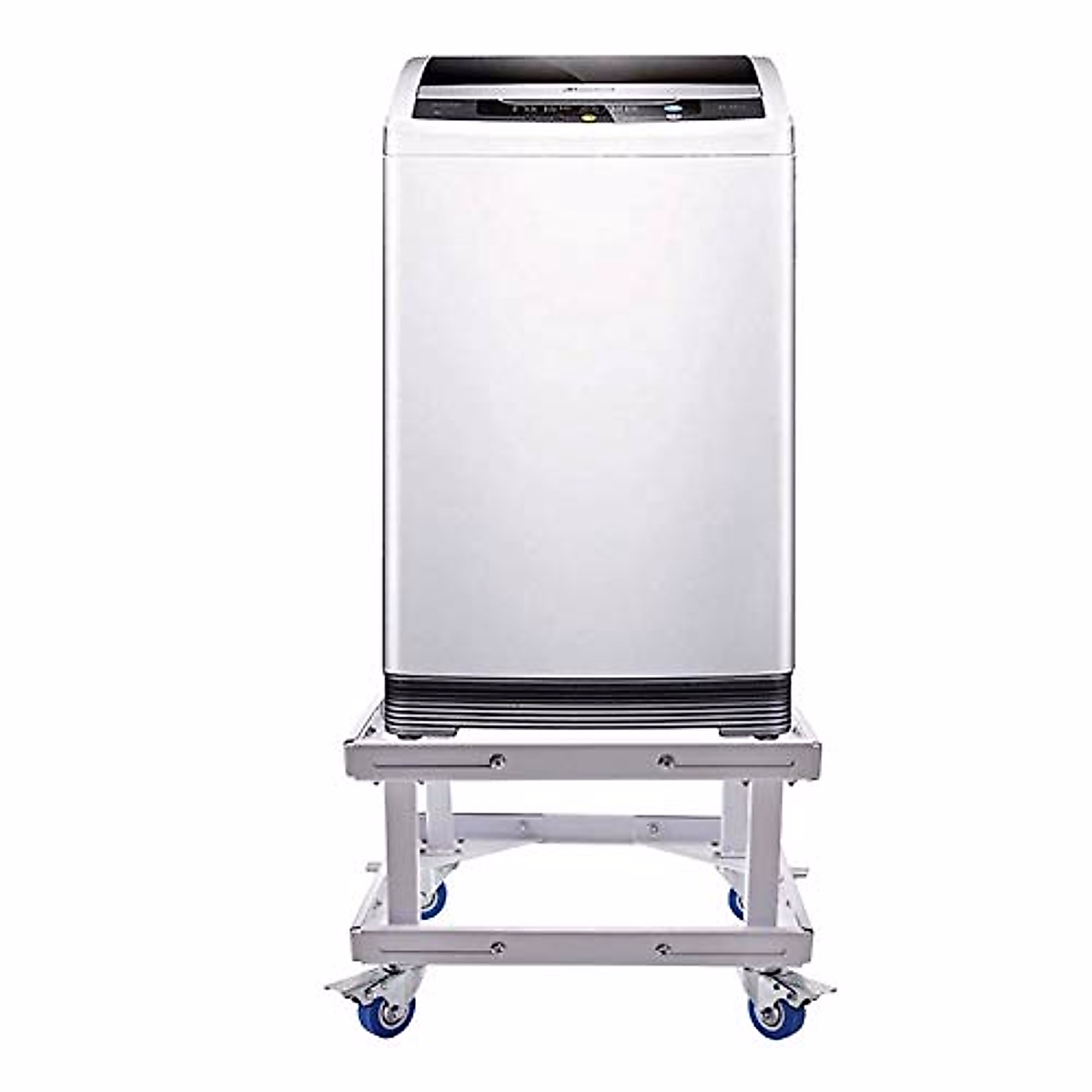 HIZLJJ Washing Machine Double Layer Pedestal with 4 Locking Wheels and Storage Shelf Dryer Mini Refrigerator Cabinet Stand for Utility Room Home Furniture (Size : 30 cm)