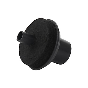 Sevender Black Rubber 22mm Hi Hat Cymbal and Holder Clamp for Drum Parts Accessories