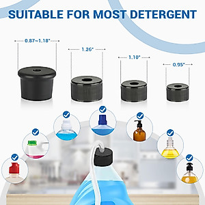 Sink Soap Dispenser Extension Tube Kit 47" with Check Valve, No Need to Fill The Little Bottle Again!