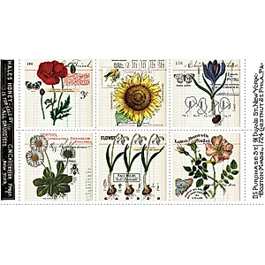 Riley Blake Art Journal fabric PD13030 PANEL 24" Pages Patch