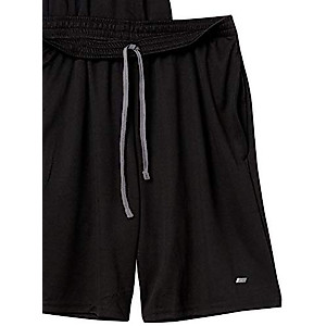 Amazon Essentials Men's Performance Tech Loose-Fit Shorts (Available in Big & Tall), Pack of 2, Black, X-Large