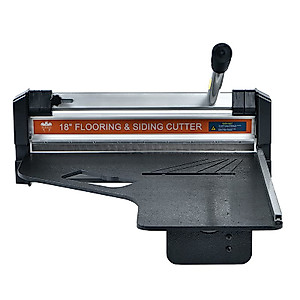 18 inch Laminate Flooring and Siding Cutter with Heavy Duty Fixed Aluminum Fence and Built-in Precision Angled Miter Settings And Honing Stone