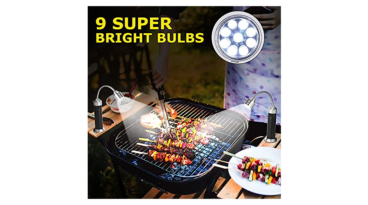 Barbecue Grill Light with Magnetic Base & LED - Perfect for Night Grilling