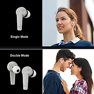 Kingstar Wireless Earbuds for Android,Bluetooth 5.2 Earbuds with Microphone Active Noise canceling Ear Buds Touch Control LED Display Blue Tooth Headphone HiFi Stereo for iPhone USB-C Charging