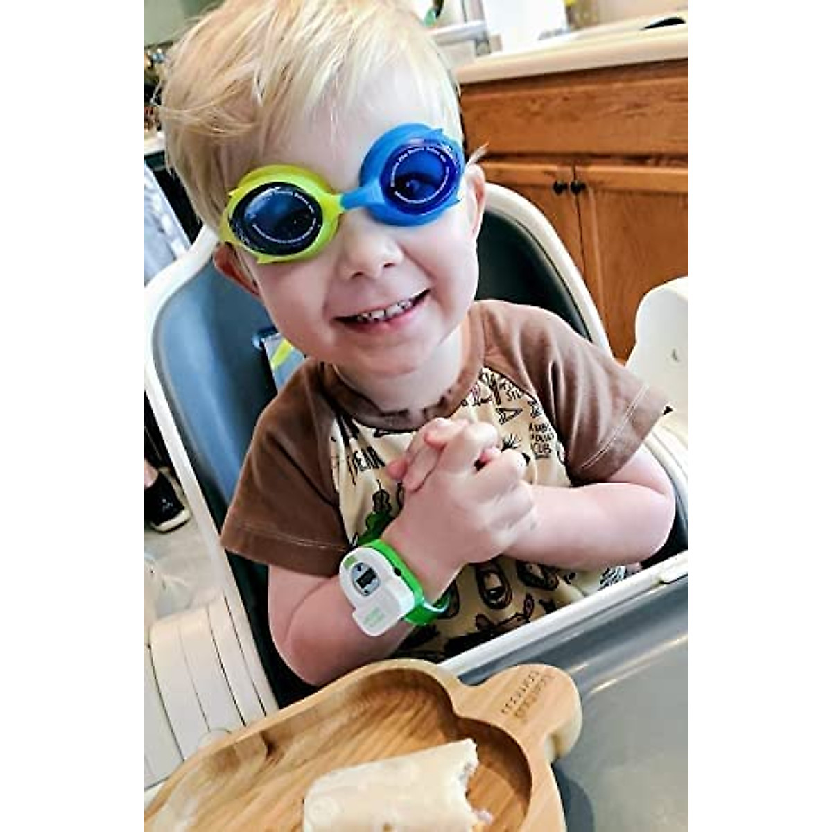 Potty Time:The Original Potty Watch|Water Resistant,Toilet Training Aid,Warranty(30|60|90 Min Auto Timers w/Music & Flashing Lights for Fun & Gentle Reminders) Green,Space Sticker Chart & Battery Kit