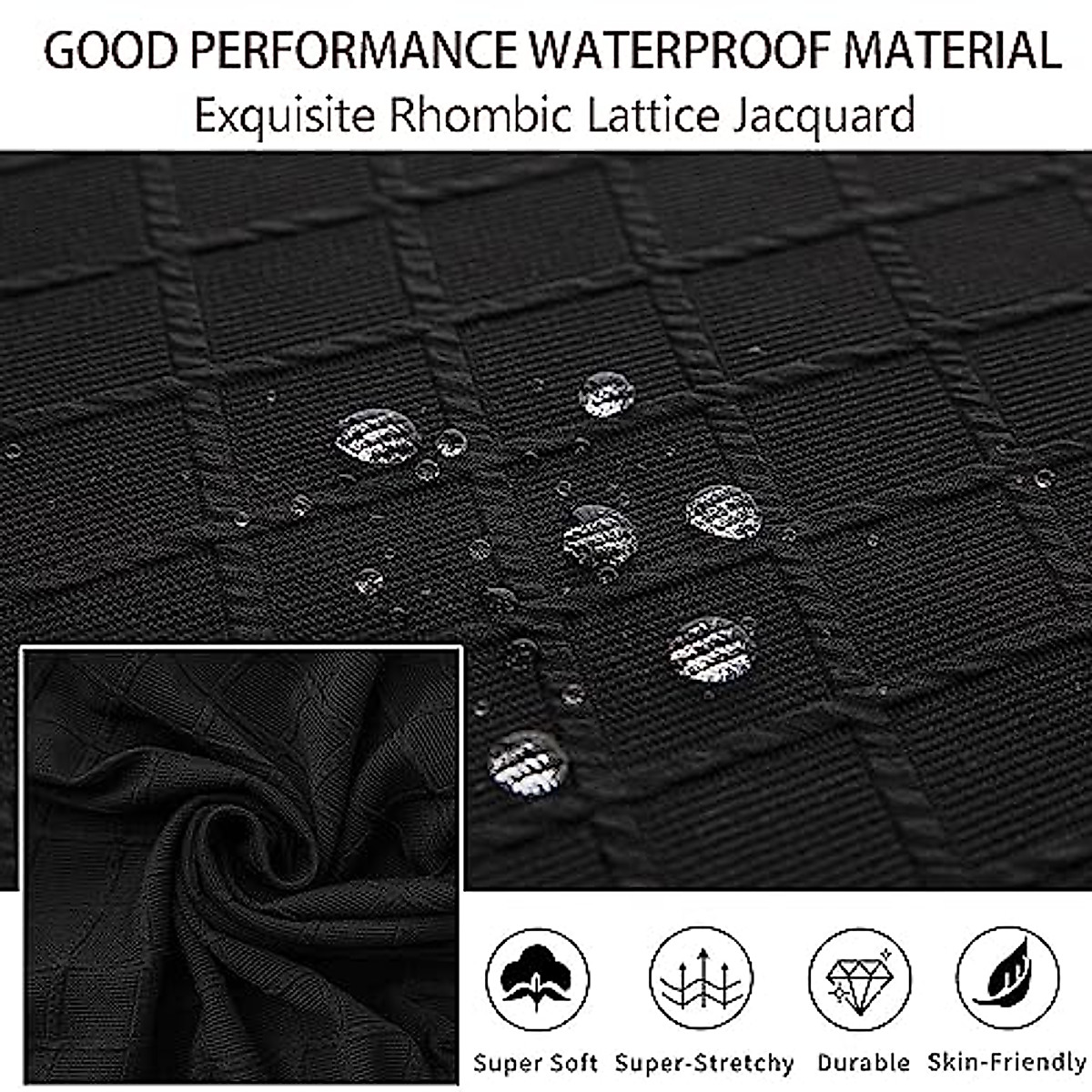 KCCRHIN Waterproof Shell Chair Covers Set of 1/2/4/6 Mid Century Modern Style Chair Cover Leisure Bar Seat Cover Washable Removable Chair Protector for Bar Kitchen Hotel Dinning Room,Black 1pcs