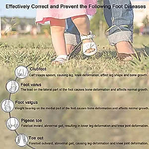 Muxiano AFO Drop Foot Brace for Kids Toddler Ankle Foot Orthotics Night Splint, Baby Functional Orthotics & Foot Stabilizer, Improves Standing or Walking (16CM)