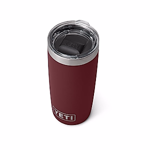 YETI Rambler 10 oz Tumbler, Stainless Steel, Vacuum Insulated with MagSlider Lid, Wild Vine Red