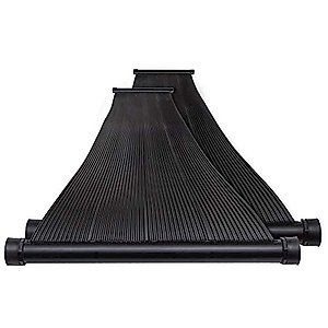 SunQuest Solar Heater Replacement Panel - 2 Pack (2ft x 10ft) Collector only - Solar Pool Heater for Existing Solar Systems -Tube on Web Design Panel-Polypropylene UV Resistant