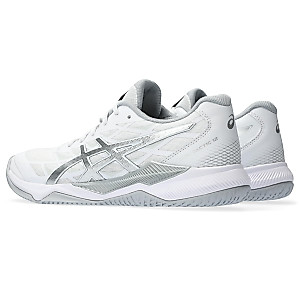 ASICS Women's Gel-Tactic 12 Shoes, 7, White/Pure Silver