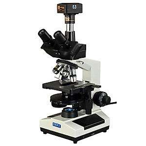 OMAX 40X-2500X 18MP USB3 Plan Phase Contrast Trinocular LED Lab Microscope with Turret Phase Disk