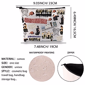 XYANFA Walking-d Zombie TV Inspired Makeup Bag Zombie Daryl D Fan Gift TV Show Lover Zipper Pouch (EVERYTHING WE'VE DONE)