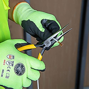 Klein Tools D203-7 Needle Nose Pliers, Long Nose Side Cutters, Heavy Duty Alligator Pliers, 7-Inch