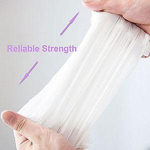 Trash Bags 13 Gallon Tall Kitchen Garbage Bags, Inwaysin Recycle Bags, Biodegradable White Trash Bags, 75ct